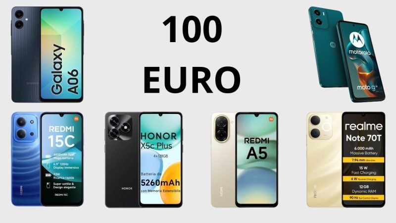I migliori Smartphone sotto i 100 Euro 📱 [Maggio 2026]